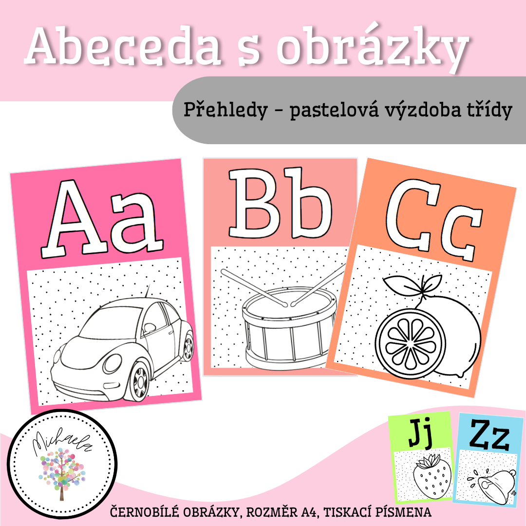 Abeceda s obrázky - Český jazyk | UčiteléUčitelům.cz
